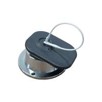 China EAS RF 8.2MHz Black Big Square Security Hard Tag 70x58mm ABS Plastic for Retail Stores for sale
