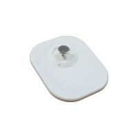 China EAS RF 8.2MHz White Big Square Security Hard Tag 70x58mm ABS Plastic for Retail Stores for sale