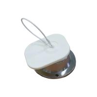 China EAS RF 8.2MHz White Big Square Security Hard Tag 70x58mm ABS Plastic for Retail Stores for sale