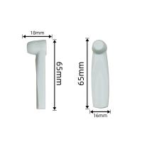 China 65mm Retail Store AM Security Grey EAS Hard Tag 58KHz for sale
