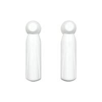 China White Retail Store EAS 58KHz AM Security Hard Tag 51mm ABS Plastic Anti-Theft Tag for sale
