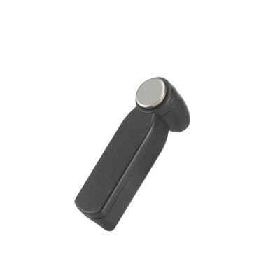 China 46mm 58KHz AM Hard Security Tag Black ABS for Supermarket Clothing Store EAS Anti-Theft for sale