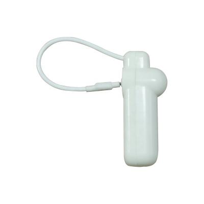 China RF 8.2MHz EAS Security Hard Tag White ABS Plastic 45x12x19mm with Lanyard for Retail Stores for sale
