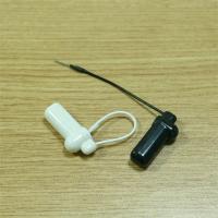 China RF 8.2MHz EAS Security Hard Tag White ABS Plastic 45x12x19mm with Lanyard for Retail Stores for sale