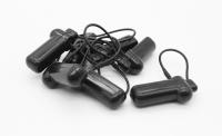 China RF AM Security Hard Tag with Steel Wire 58KHz 45mm ABS Plastic for Retail Stores for sale