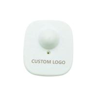 China Blue Small Square ABS Retail Store 8.2MHz RF Security EAS Hard Tag for sale