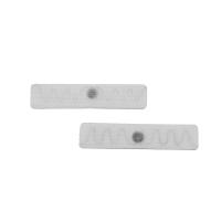 China Supermarket Security RFID Soft Label COB Washable Material 70 X 15mm Customizable Chip Code for sale