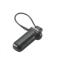 China Black 58KHz Acousto Magnetic Hard Tag with Steel Wire for Retail Security 45x12x19mm for sale