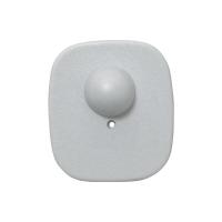 China Grey EAS 8.2MHz Security Hard RF Tag Small Square For Retail Store for sale
