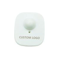 China Grey EAS 8.2MHz Security Hard RF Tag Small Square For Retail Store for sale