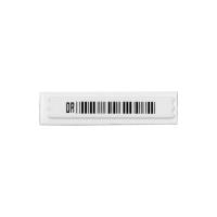 China 58KHz EAS AM Soft Security Tags Anti Metal Shield 45x11x7mm Barcode for sale
