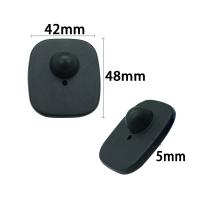 China Retail Store EAS 8.2MHz RF Security Hard Tags Yellow Small Square for sale