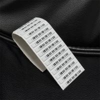 China Shopping Mall EAS 58KHz Security AM Soft Label  45 X 6 X 2mm Bar Code for sale