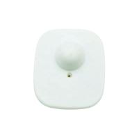 China White Small Square EAS 8.2MHz RF Security Hard Tag For Retail Store for sale