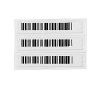 China EAS 58KHz Security AM Soft Label  45 X 11 X 2mm Pure Bar Code for sale