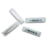 China 50 X 13 X 2mm Waterproof Bar Code EAS 58KHz Security AM Soft Label for sale