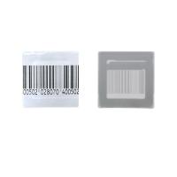 China Retail Store EAS 8.2MHz RF Soft Security Tags 40 X 40mm With Bar Code Anti Human Shielding for sale