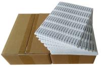 China White EAS 58KHz Security AM Soft Label  45 X 11 X 2mm Bar Code for sale