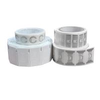 China UHF 860-960 MHz RFID Security Soft Label Silver Roll Customizable Chip Size for sale