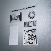 China UHF 860-960 MHz RFID Security Soft Label Silver Roll Customizable Chip Size for sale