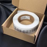 China EAS 8.2MHz RF Security Soft Label 40 X 40mm Coated Paper With Bar Code for sale
