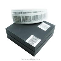 China EAS RF Security Soft Label 8.2MHz 30x30mm Coated Paper with Barcode for Retail Stores for sale