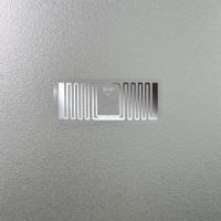 China 46 X 19mm Silver Roll Customizable Chip Code RFID Soft Label 860-960MHz for sale
