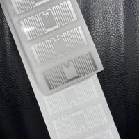 China 46 X 19mm Silver Roll Customizable Chip Code RFID Soft Label 860-960MHz for sale