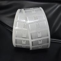 China 46 X 19mm Silver Roll Customizable Chip Code RFID Soft Label 860-960MHz for sale