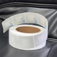 China Retail Store EAS 8.2MHz Security RF Soft Label 40 X 40mm Coated Paper Without Bar Code for sale