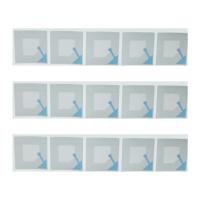 China Retail Store EAS 8.2MHz Security RF Soft Label 40 X 40mm Coated Paper Without Bar Code for sale