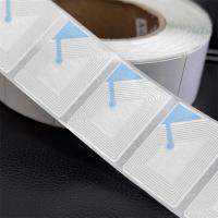 China Anti Theft RF Soft Label EAS 8.2MHz 30x40mm Coated Paper Without Barcode for sale