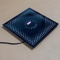 China 8.2MHz EAS RF Label Deactivator Black Glass Panel Soft Label Degausser for sale