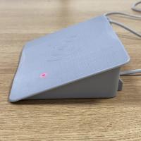 China Light Grey 58KHz EAS Label Deactivator Cute ABS Panel AM Soft Label Degausser for sale
