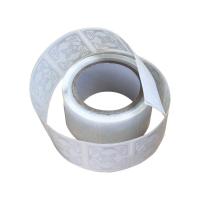 China RFID Soft Security Tags 50x50mm Square Silver Roll Customizable Chip Code UHF 860-960MHz for sale