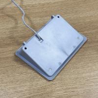 China Light Grey 58KHz EAS Label Deactivator Cute ABS Panel AM Soft Label Degausser for sale