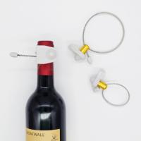 China EAS AM 58KHz Security Hard Tag 50mm Steel Wire for Bottle Can Anti-Theft for sale