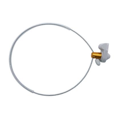 China EAS AM 58KHz Hard Security Tag 170mm Steel Wire for Bottle Can Anti-Theft for sale