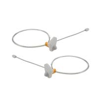 China EAS AM 58KHz Hard Security Tag 170mm Steel Wire for Bottle Can Anti-Theft for sale