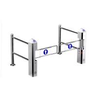 China Stainless Steel Automatic Swing Turnstile with Infrared Sensor AC110-240V for Supermarket Entrance Control for sale