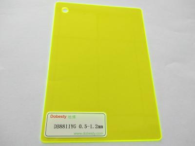 China UV Blocking Fuorescent Green Helmet Polycarbonate Sheet for sale
