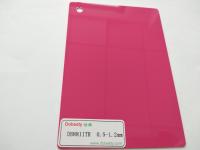 China Peach Color Thin Helmet Polycarbonate Sheet for sale