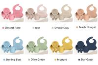 China Wholesale Baby Geschirr Led Weaning Silicone Bib Spoon Bowl Spoon Bowl Plate Silicone Baby Feeding Tableware Set Product for sale