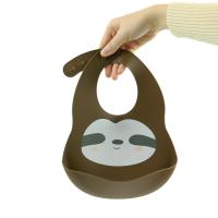 China Newborn Baby Cute Silicone Bibs With Crumb Catcher Eco Friendly Material for sale