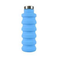 China OEM ODM Silicone Water Bottle Soft Foldable 500Ml For Running for sale