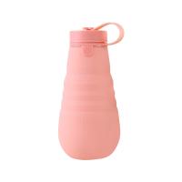 China OEM ODM Silicone Water Bottle Soft Foldable 500Ml For Running for sale
