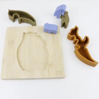 China Bear Shape Children Wooden Toys Jigsaw For Montessori Learning for sale