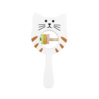 China Kitty Shape Food Grade Silicone Rattle Teether For Baby Toddler for sale