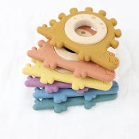 China Multi Color Silicone Children Wooden Toys Wristband For Infant for sale