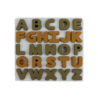 China Letters Alphabet Puzzles For Preschool Food Grade BPA Free Silicone Material for sale